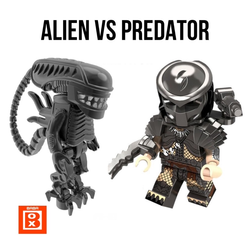 Alien vs Predator games toys mini figure model dummy brick block ...