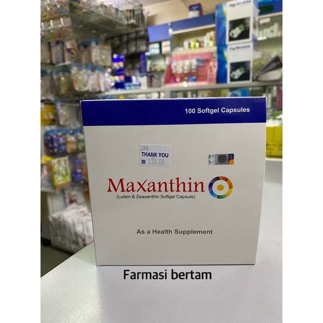 MAXANTHIN EYE SUPPLEMET (Lutein & Zeaxanthin Softgel Capsule) | Shopee ...