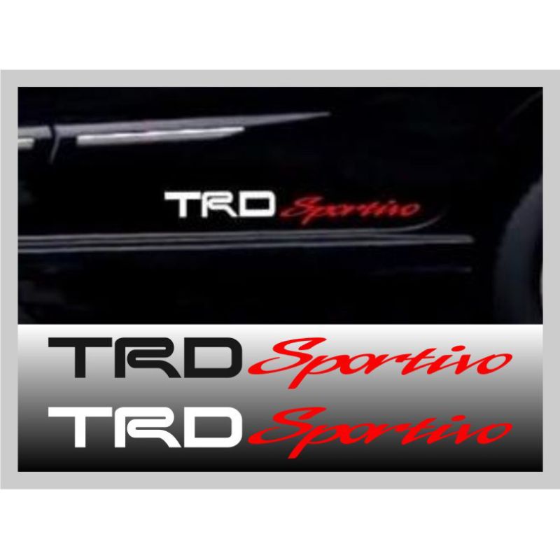 Trd sportivo stickers, car door stickers, Avanza Xenia Ertiga Livina ...