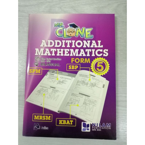 SPM KSSM KBSM Bahasa Melayu AddMath Exercise Matematik Tambahan ...