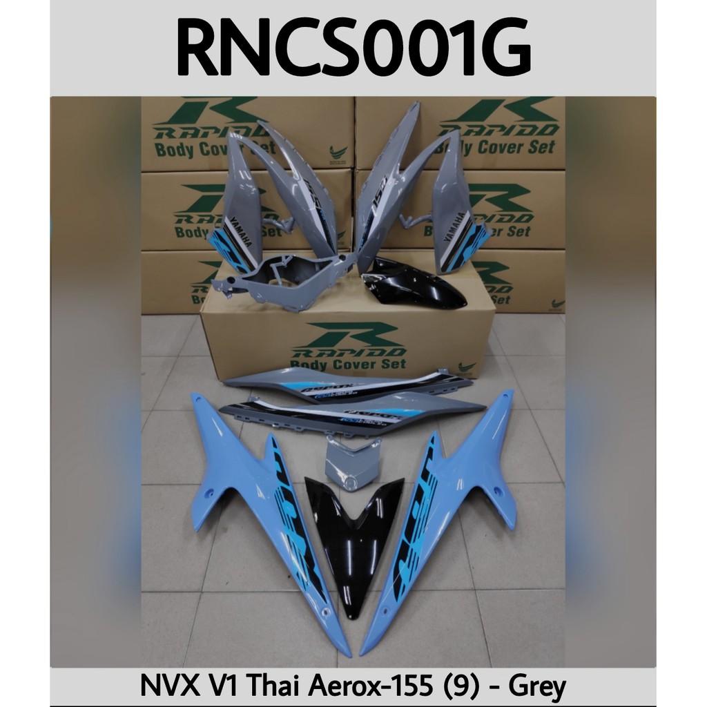 RAPIDO COVER SET NVX V1 THAILAND DESIGN BODY COVER AEROX 155 COVERSET ...