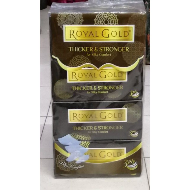 Royal Gold Facial Tissue 3 ply 4Bx110Sheet | Shopee Malaysia