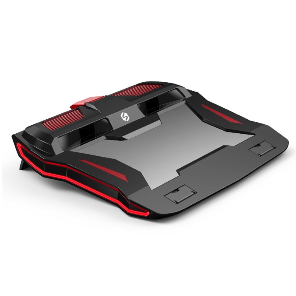 MAX-RGB Gaming Laptop Cooler TWO Fan Two USB Port Led RGB Lighting ...