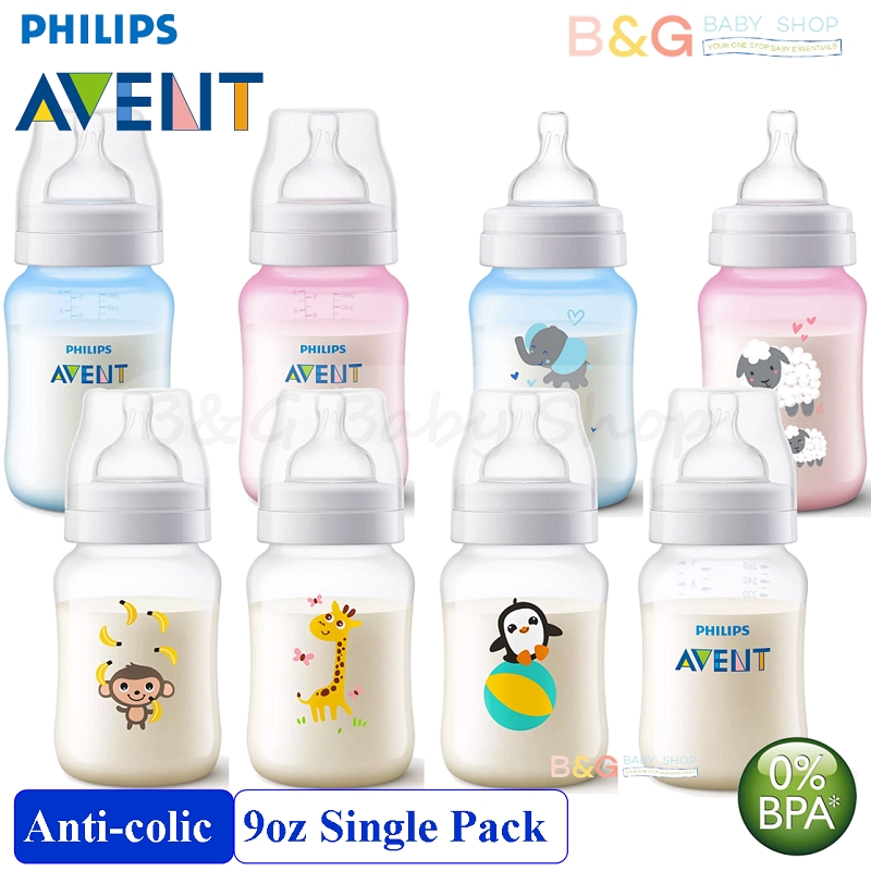 Philips Avent Anti Colic Wide Neck Baby Newborn Milk Feeding Bottle ...