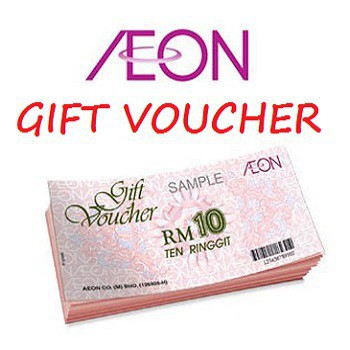 AEON RM10 / RM20 GIFT VOUCHER | Shopee Malaysia
