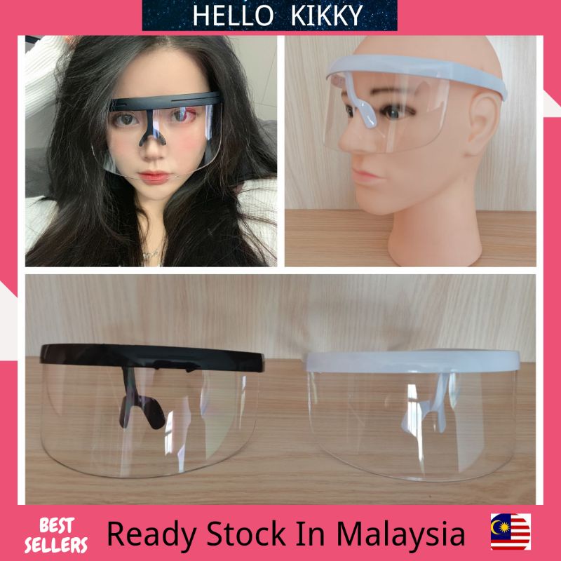 💥 Ready Stock 💥 PC Face Sheild Spectacles Transparent Anti-fog And ...