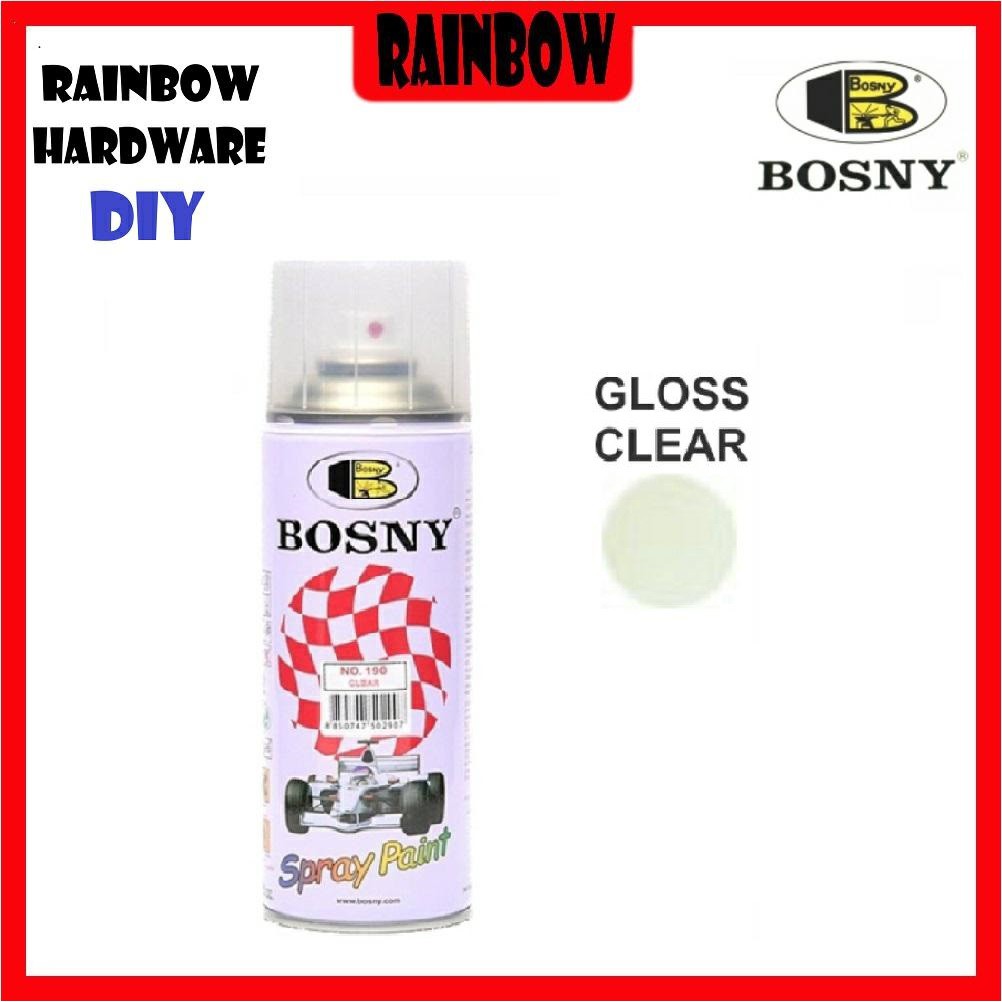 BOSNY 190# CLEAR SPRAY PAINT 400ML (MADE IN THAILAND ) (SABAH DAN ...