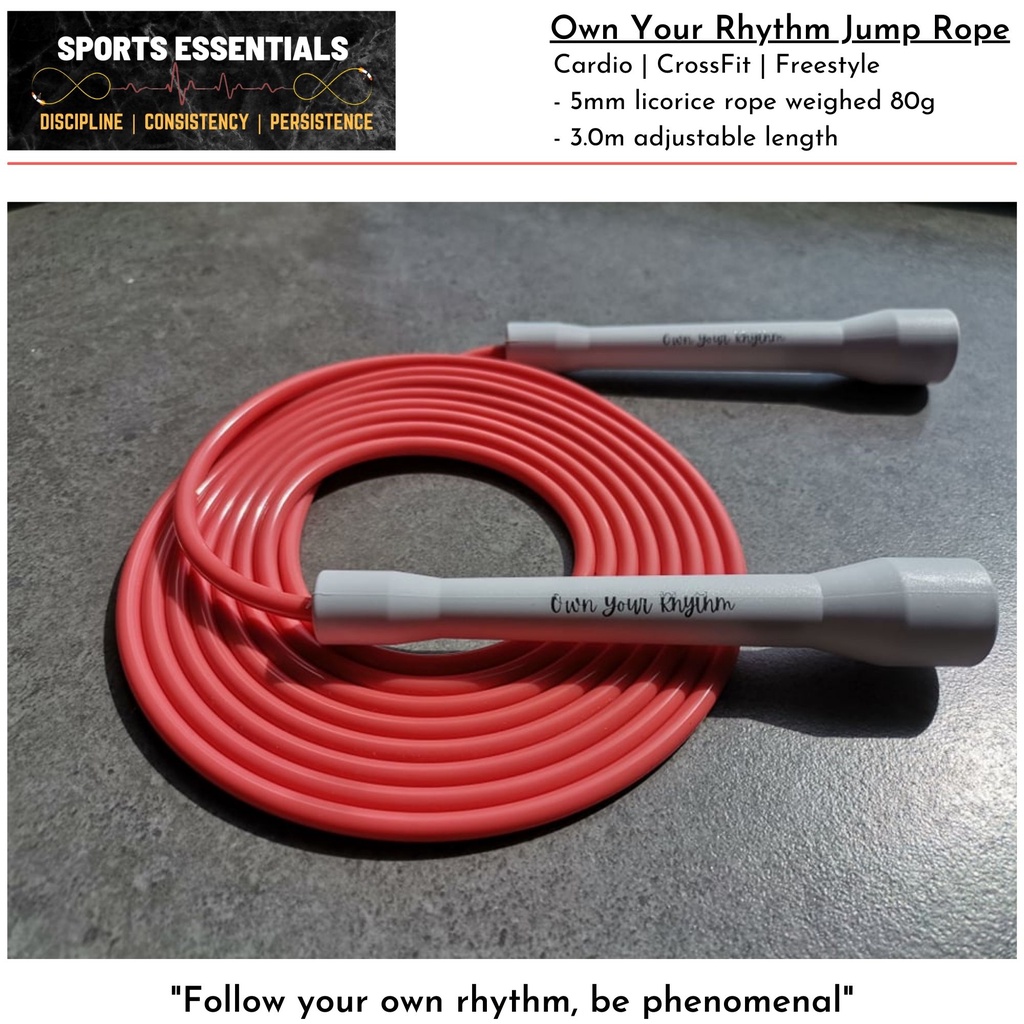 Own Your Rhythm 5mm Licorice Rope Freestyle Money Ropes Skipping Speed ...