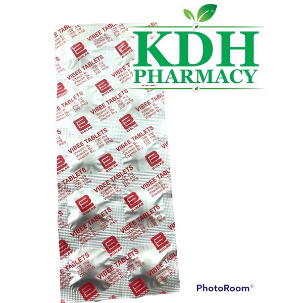 BIOLAB VIBEE TABLET 10'S HIGH DOSE VITAMIN B COMPLEX (SAKIT URAT/KEBAS ...