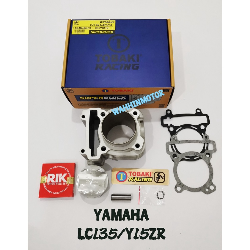 [ TOBAKI ] LC135 Y15ZR FZ150 LC 135 Y15 RACING CERAMIC SUPER BLOCK WITH ...