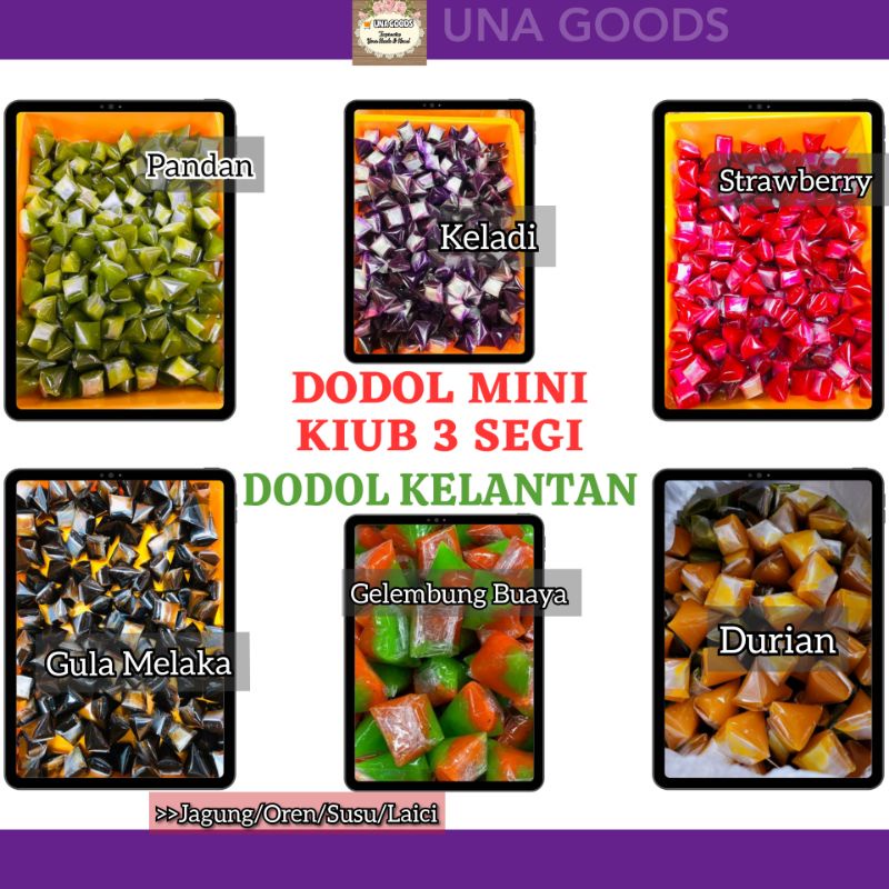 Dodol Tradisional Dodol Asli Dodol Kiub Segitiga Dodol Mini Homemade ...