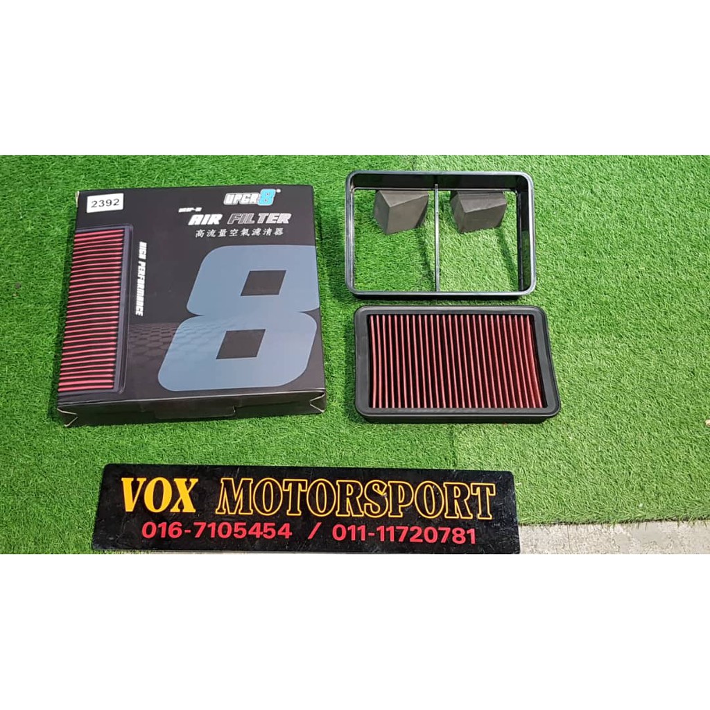upgr8 high flow drop in panel air filter untuk proton inspira air ...