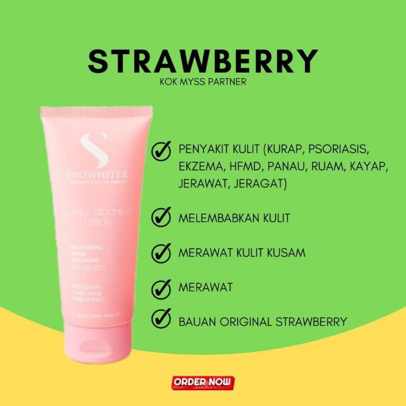 Snowy Treatment Lotion (ekzema, kurap,kudis air, kayap, panau, jerawat ...
