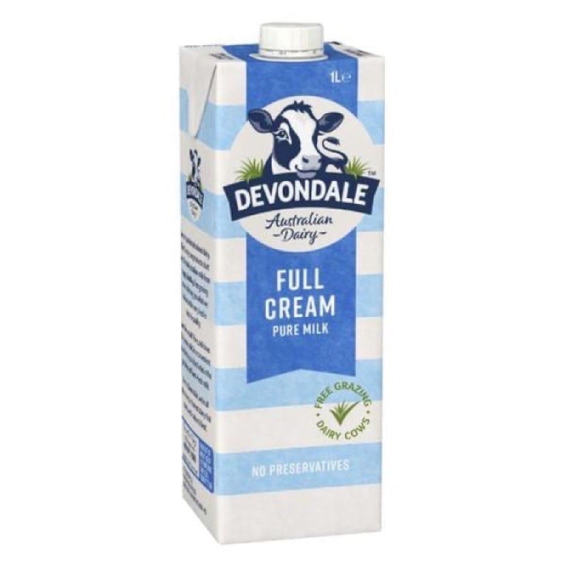 [READY STOCK] Devondale UHT Full Cream Milk (1Liter) susu devondale ...