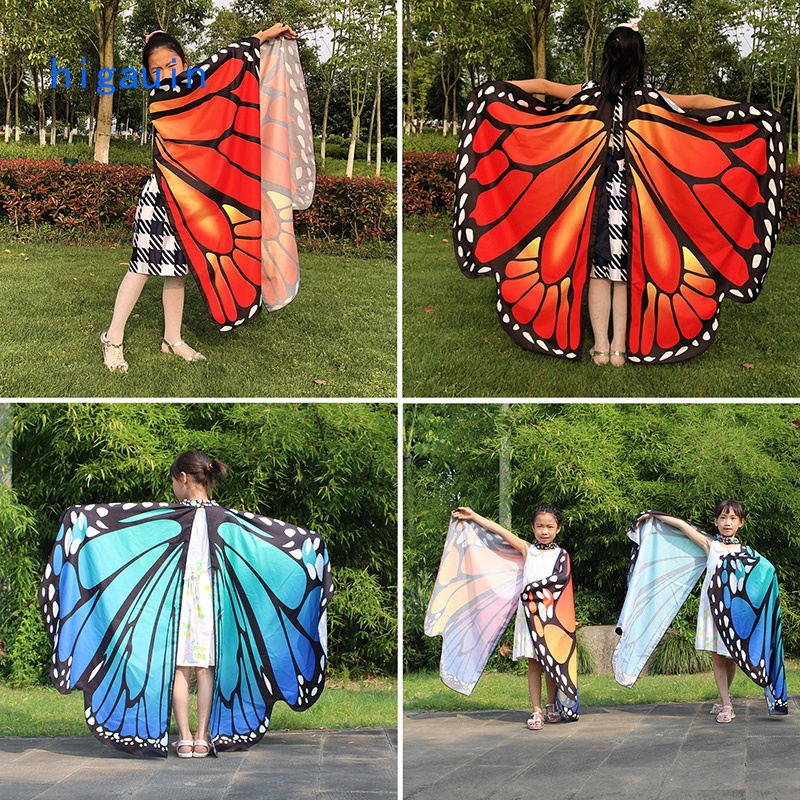 Butterfly Wings Child Butterfly Costumes Fairy Wing Cape Butterfly ...