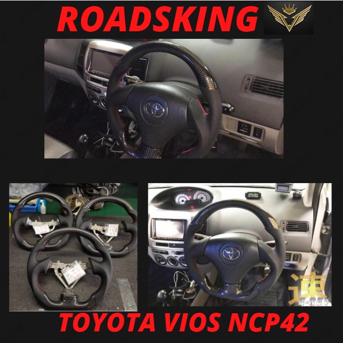 TOYOTA VIOS NCP42 2003~2006 OEM CAR STEERING ORIGINAL CARBON | Shopee ...