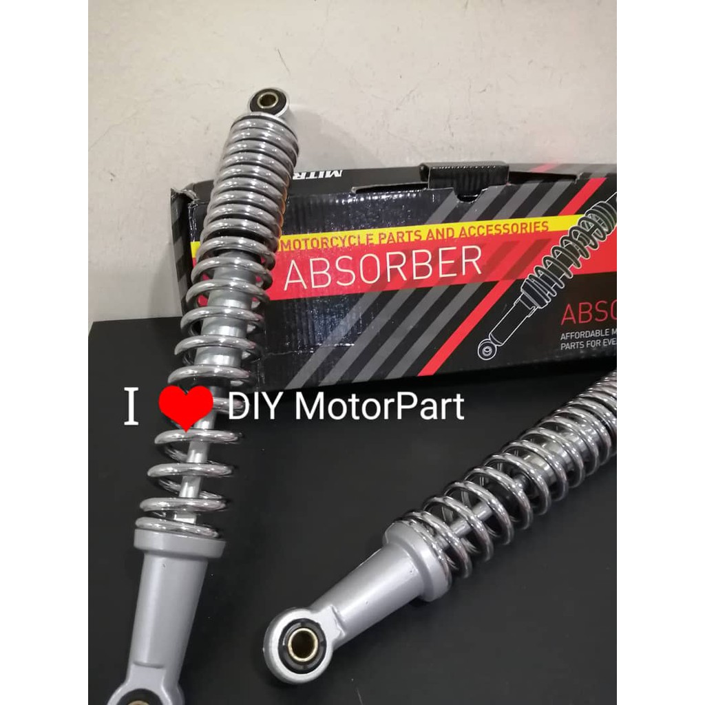 HIGH QUALITY HONDA WAVE 125 S/X WAVE 100R REAR ABSORBER SET STD (CHROME ...