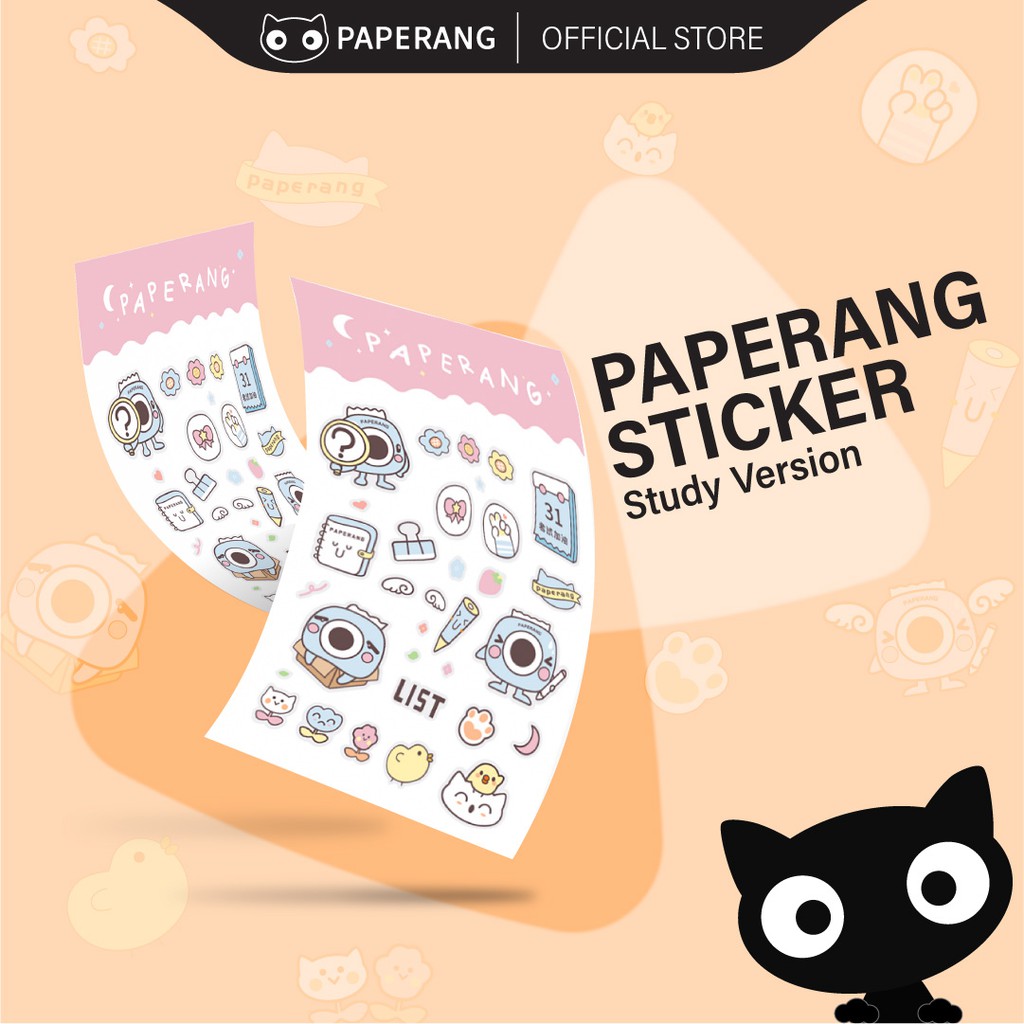Paperang Sticker Decorative Mini Cartoon Sticker Kawaii Study ...