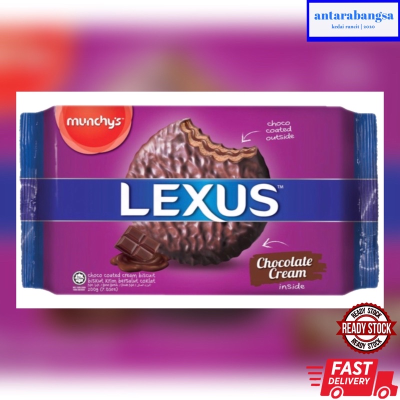 Munchy's LEXUS Choco Coated Biscuits (200g) | Shopee Malaysia