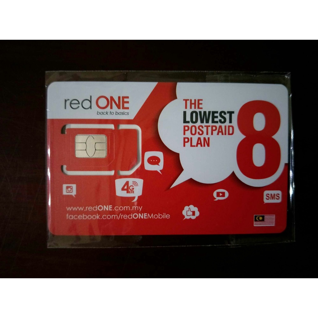 redONE Postpaid New SIM Card Replacement | redONE Pascabayar ...