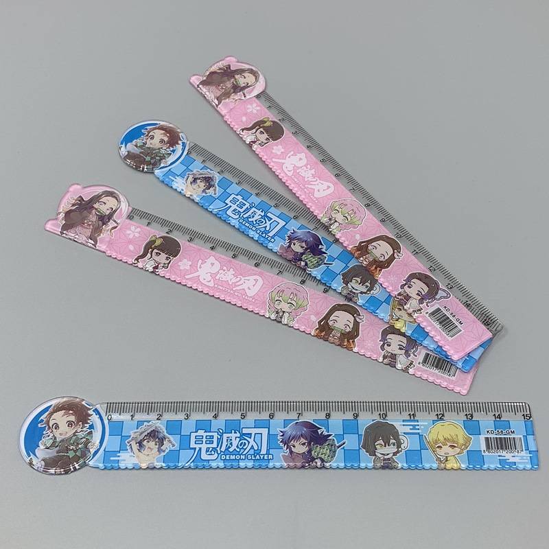 Demon Slayer Kimetsu No Yaiba Kamado Tanjirou Nezuko 15cm Anime Ruler ...