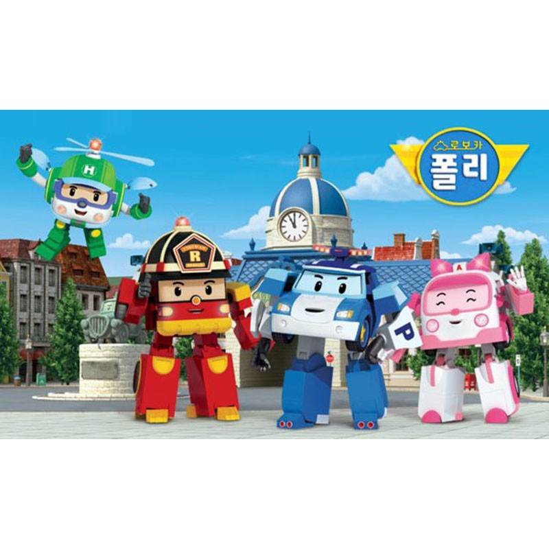 ROBOCAR 4IN1 SET TRANSFORMATION THE BEST CAR TOYS FOR KIDS 4 IN 1 ...