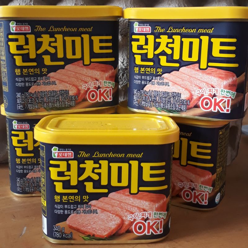 🇰🇷Korea Lotte /Hansung Luncheon Meat 韩国乐天午餐肉 340g | Shopee Malaysia