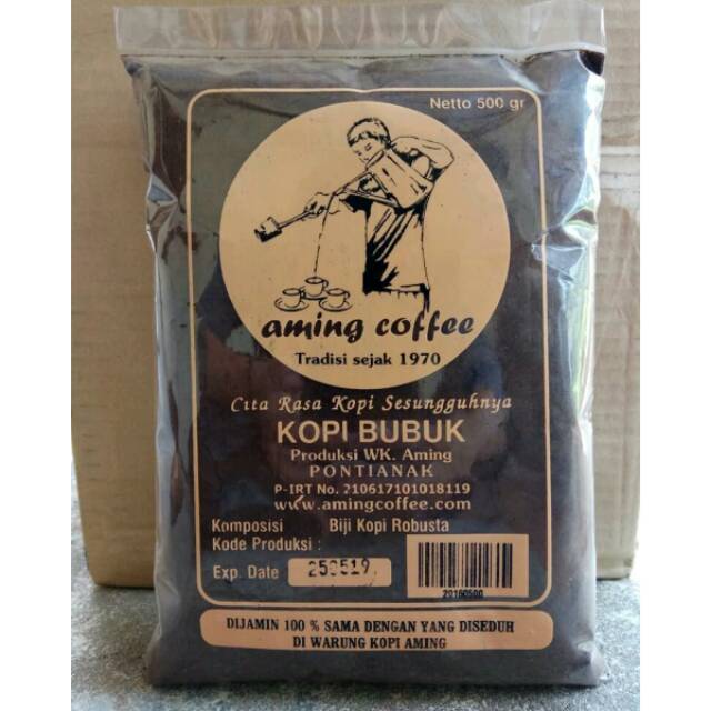 Aming Coffee 500 Grams Of Special PONTIANAK | Shopee Malaysia