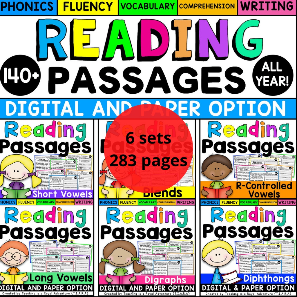 (PDF) kindergarten phonics reading comprehension passages and question ...