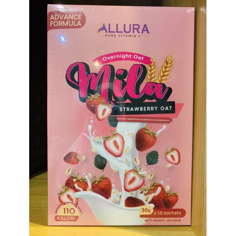 (READY STOCK) 💯% ORIGINAL MILA STRAWBERRY OAT | Shopee Malaysia