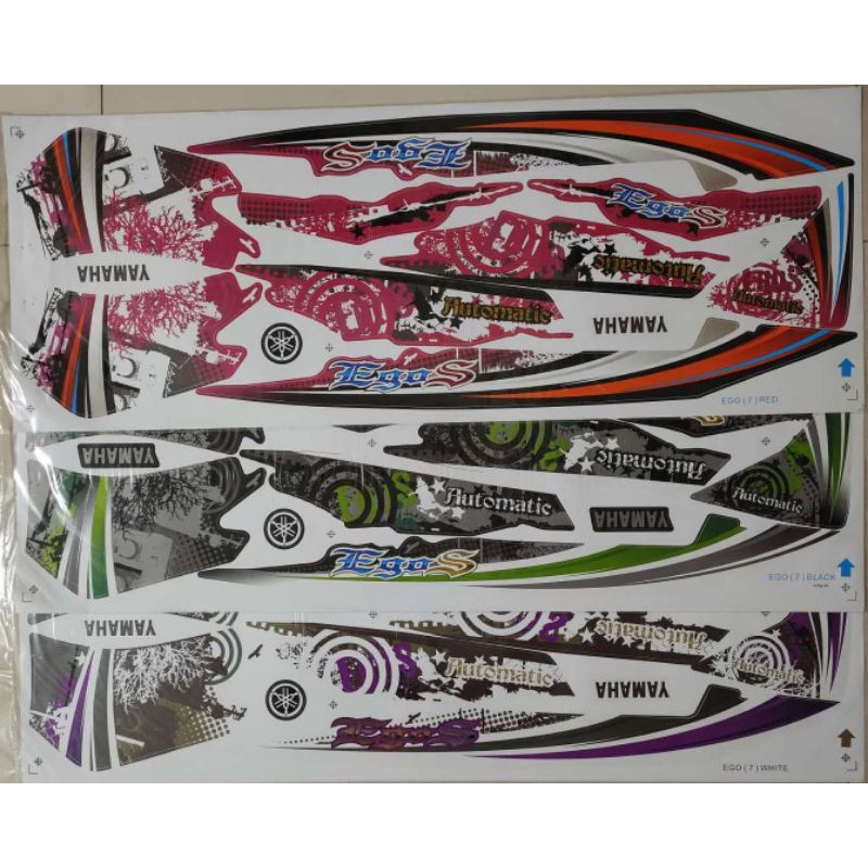 YAMAHA EGO S ( 7 ) BODY STICKER | Shopee Malaysia