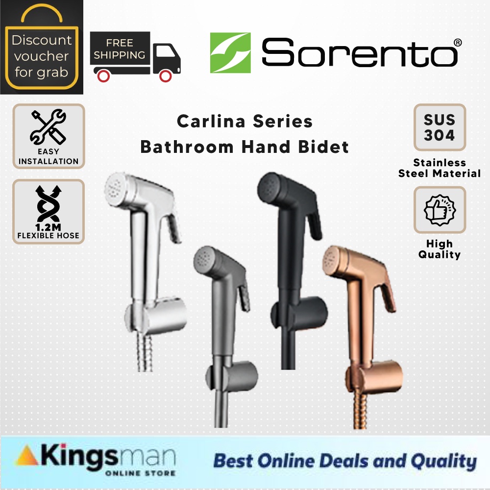 [Kingsman] SORENTO CARLINA SERIES BIDET HAND BIDET C/W 1.2M FLEXIBLE ...