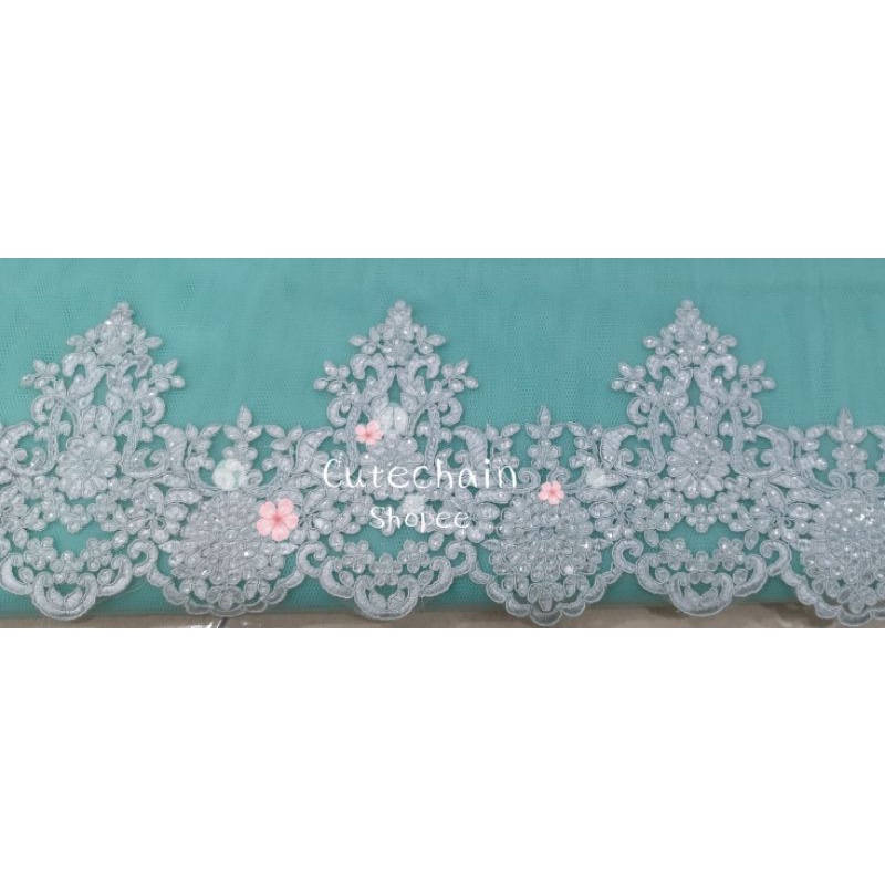 🔥HOT ITEMS🔥 Border lace pengantin /Renda Baju Tunang/Hiasan Baju Dinner ...