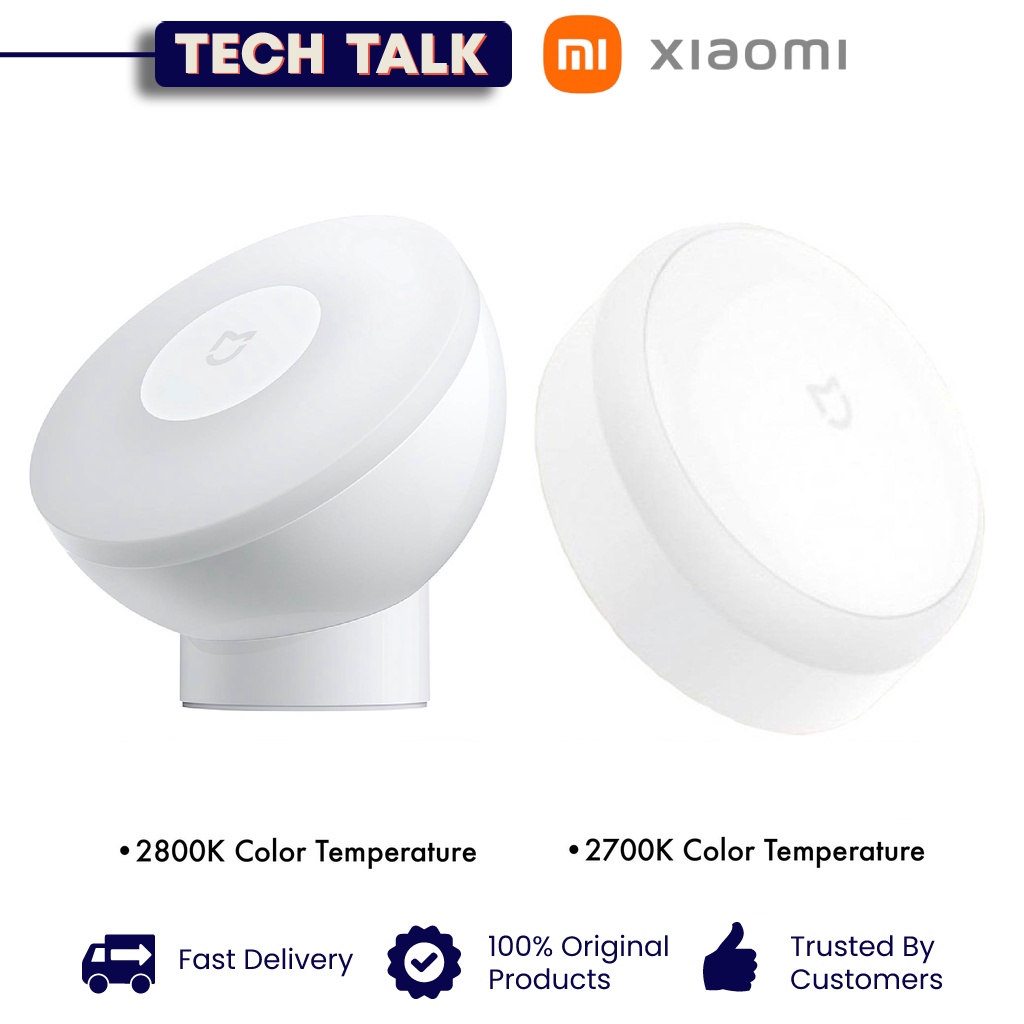 XiaoMi Mi Motion-Activated Night Light 2 IR infrared Sensor Motion ...
