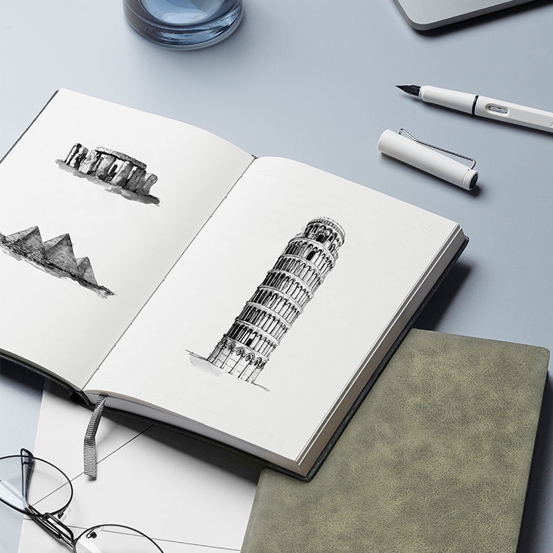 Notebook Blank Book A5 College Student Study Diary No standard Hand ...