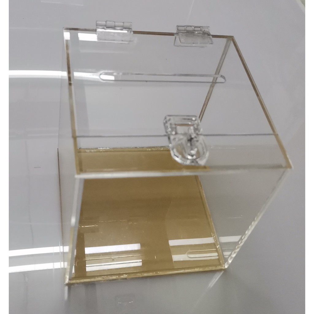 TRANSPARENT DONATION BOX, PETI DERMA PLASTIK | Shopee Malaysia