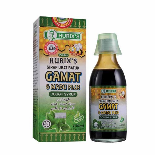 Hurix's Sirap Ubat Batuk Gamat & Madu Plus (60ml) | Shopee Malaysia