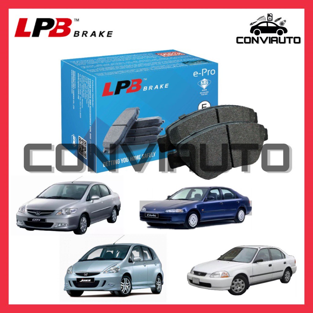 HONDA CITY SEL CIVIC SR4 SO4 JAZZ FRONT LPB DISC BRAKE PAD (A07280 ...