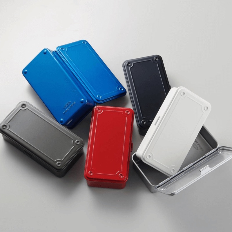 TOYO Japanese Square Tool Box 19cm [Camping Station] Storage Seamless ...