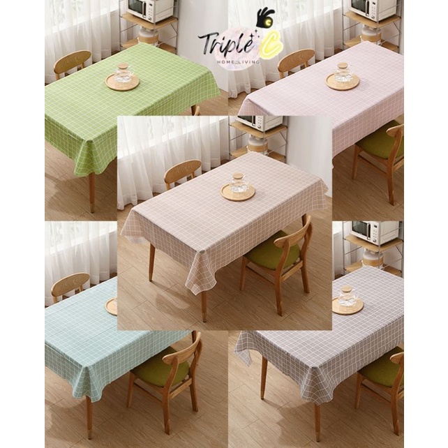 TripleGC.Tablecloth Waterproof Anti Oil Anti-scalding PEVA table ... TripleGC.Tablecloth Waterproof Anti Oil Anti-scalding PEVA table ...