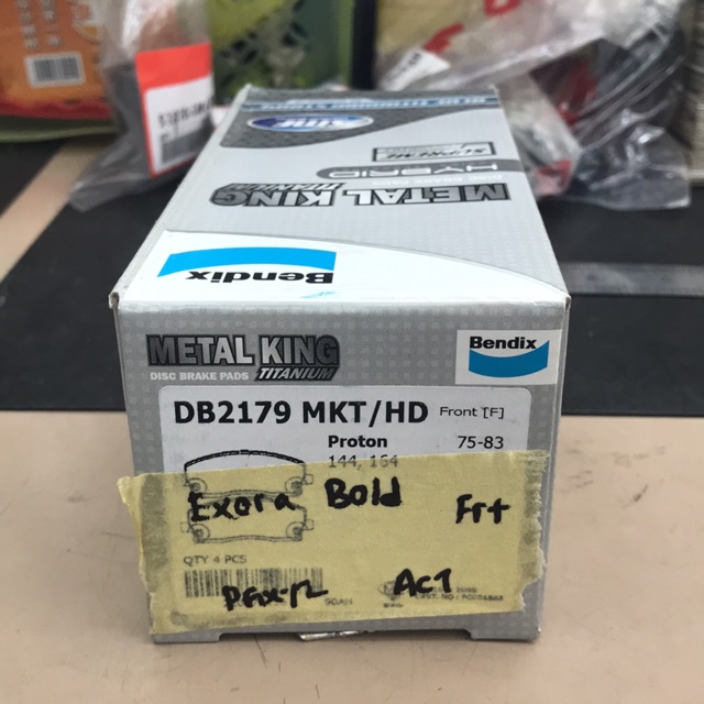 BENDIX METAL KING PROTON EXORA BOLD TURBO FRONT BRAKE PAD | Shopee Malaysia