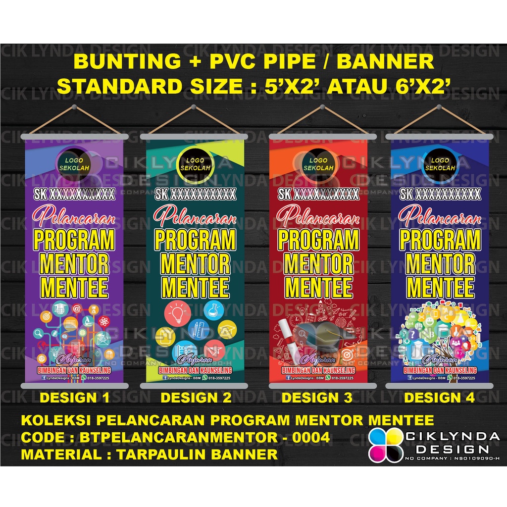 Pre Order Bunting Pvc Pipe Pelancaran Program Mentor Mentee