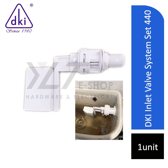 DKI Inlet Valve System Set 440 (Toilet Cistern Water Valve) | Shopee ...
