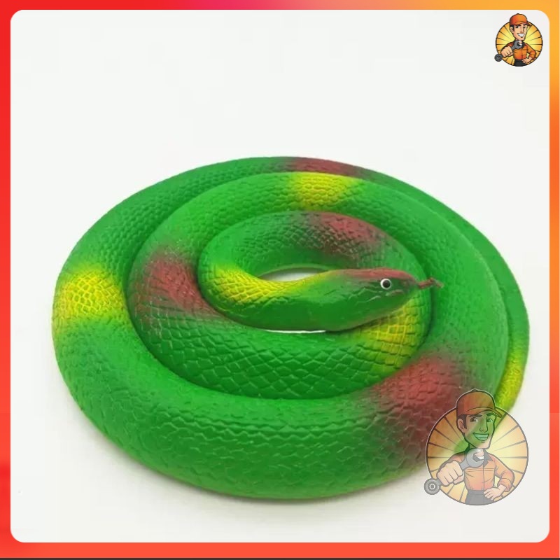 Artificial Snake Toys/Reptiles Soft Toys/ Ular Mainan Getah Plasu Ular ...