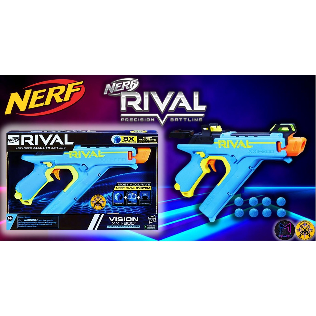 [PROMO] Nerf Rival Vision XXII-800 Blaster | Shopee Malaysia