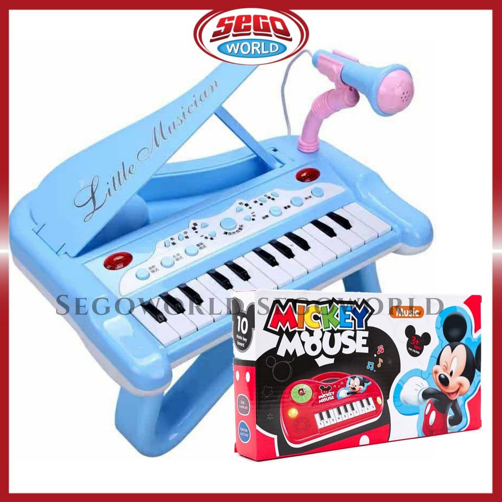 Electronic Piano Kids Instrument Music Mickey Frozen Keyboard Music Toy ...