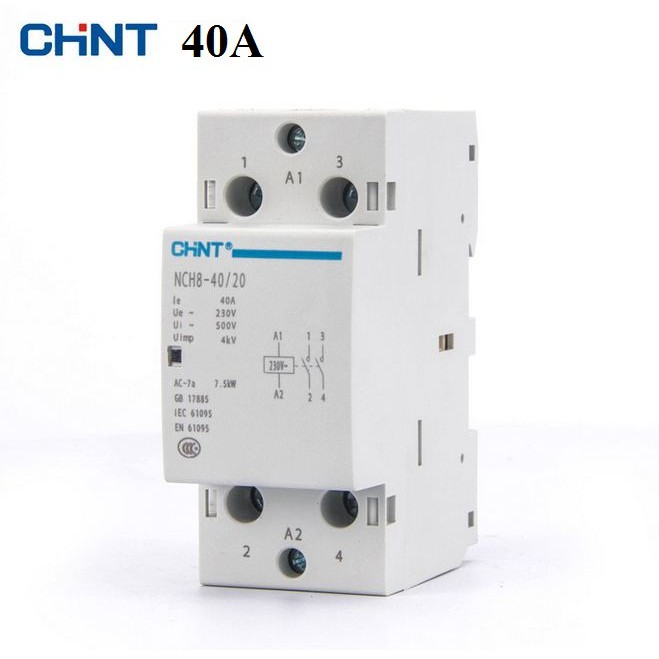 Starting from 1-phase contactor CHINT 40A/220V | Shopee Malaysia