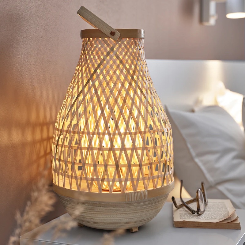Swedish design M:ISTERHULT Table lamp, bamboo/handmade36 cm | Shopee ...