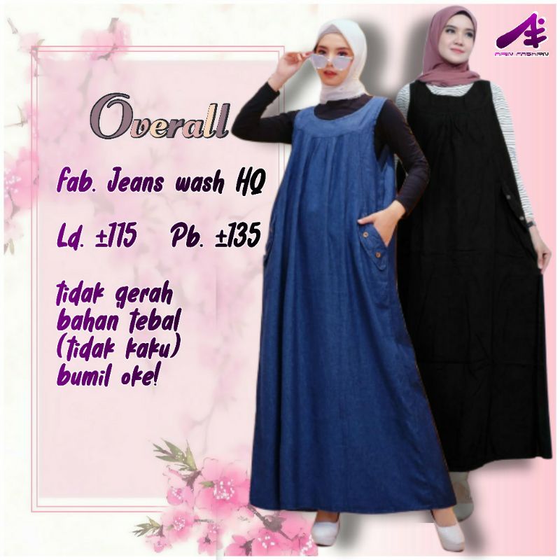 Overall jeans size fit XL-XXL cool plain muslim clothing for teenagers ...