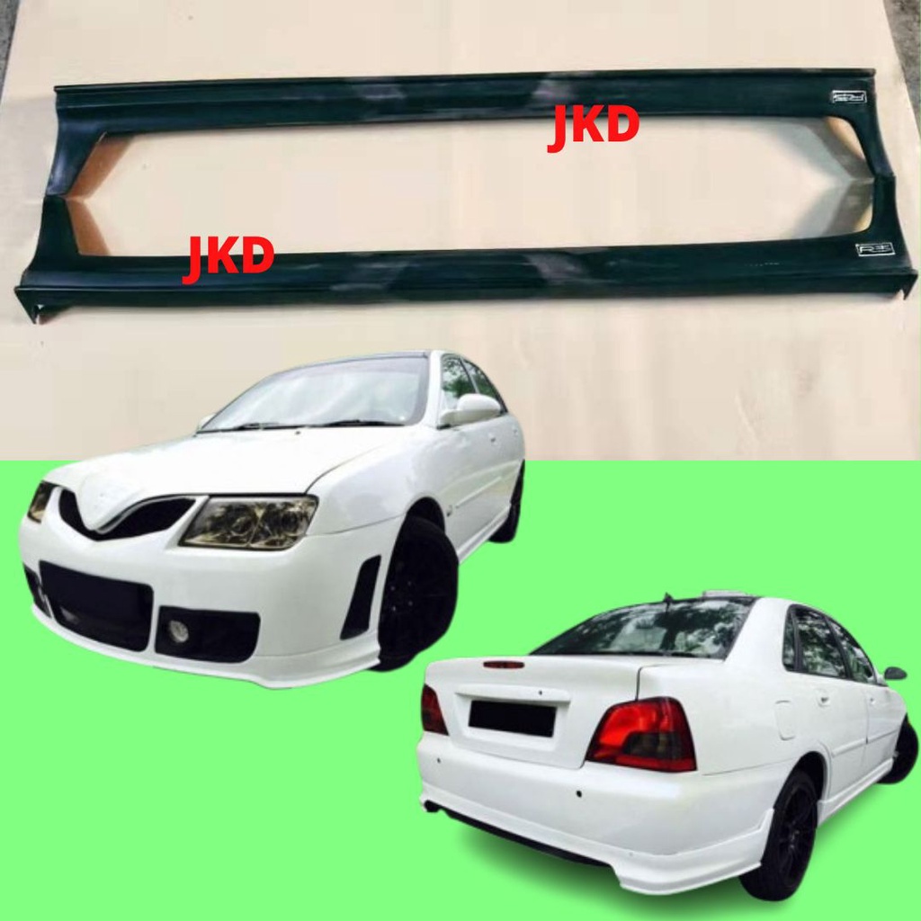 SIDE SKIRT WAJA R3 SIDE SKIRT SIDE LIP PROTON WAJA BODYKIT NEW SIDE ...